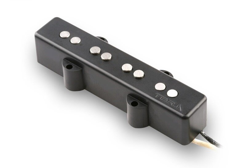 Звукосниматель для бас-гитары типа Jazz Bass Tesla OPUS-JB2/BK/NE, нековый, черный