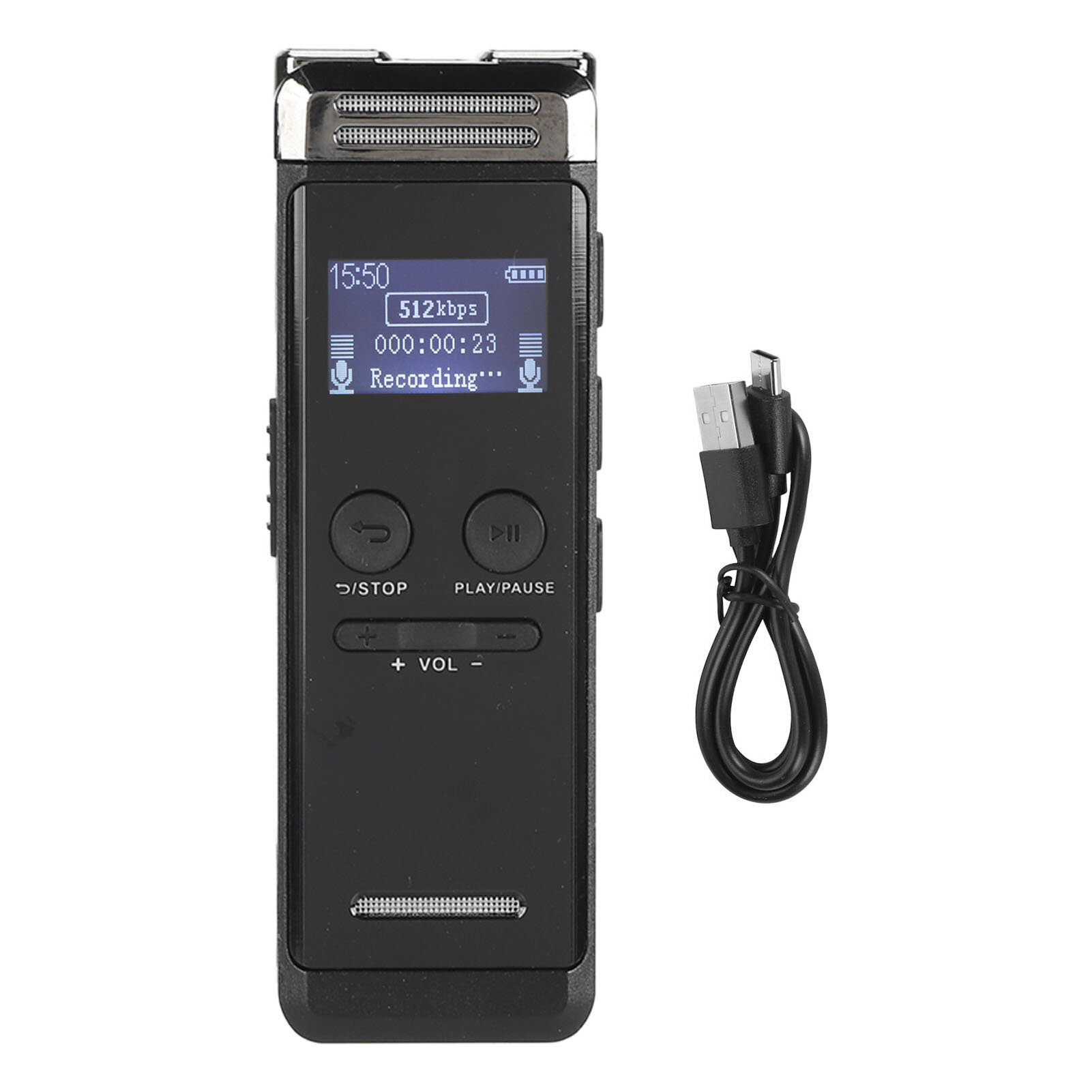 Цифровой голосовой рекордер 32 ГБ многофункциональный цинк сплав Compact Digital Voice Recorder