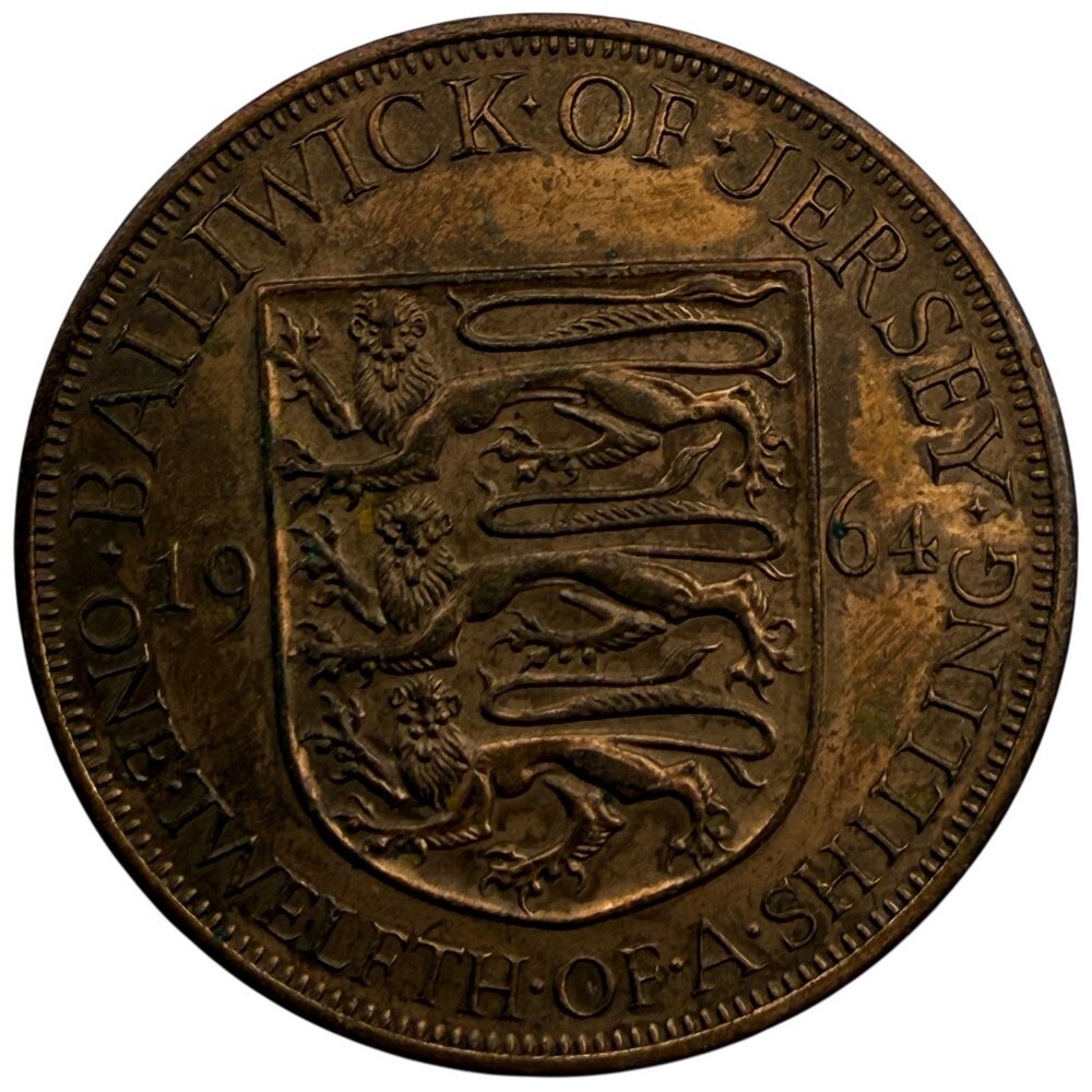 Джерси 1/12 шиллинга 1964 г. (Лот №2)