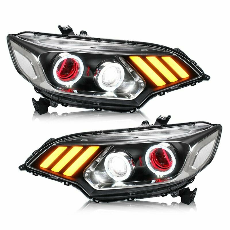 VLAND подходит для модифицированной фары Honda Fit/JAZZ 2014-2019 гг Левый фонарь + правый фонарь