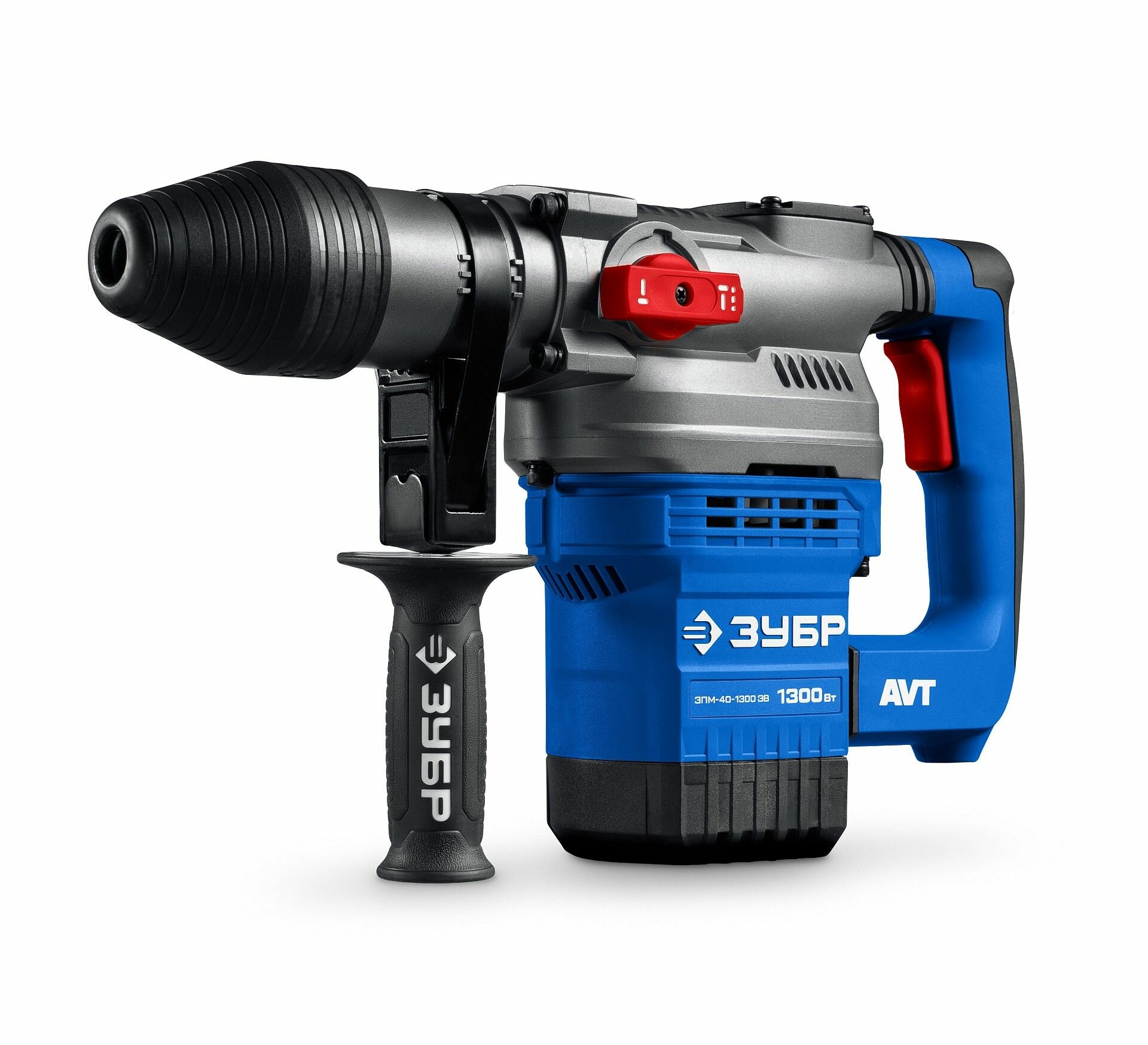 Перфоратор ЗУБР 40 мм, 1300 Вт, АВТ, SDS-Max, профессиональная модель ЗПМ-40-1300 ЭВ