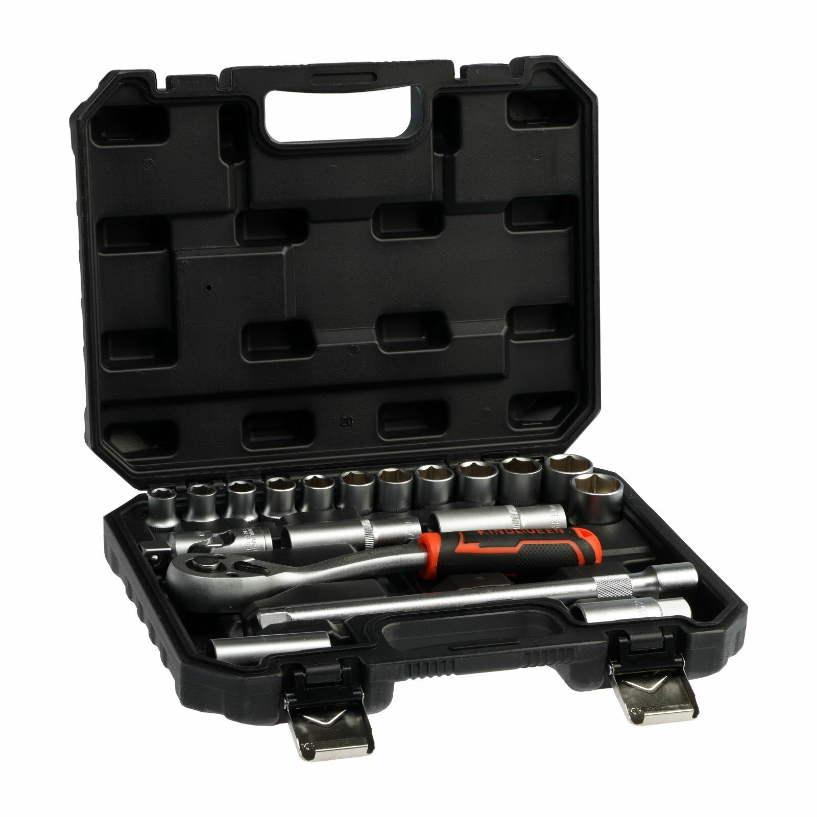 Набор инструментов автомобильный WIB-201, 72 зуба, 1/2", 20 предметов