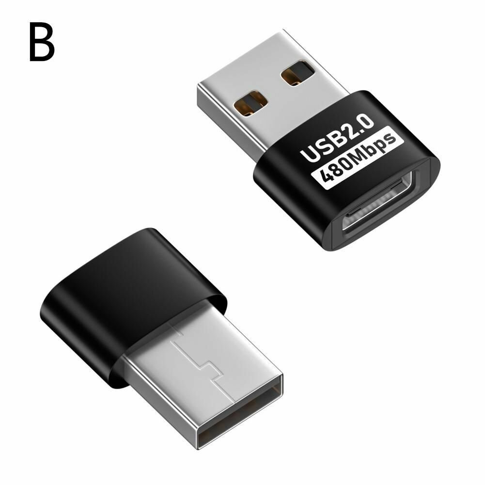 Адаптер USB-USB C для смартфонов iPhone Android, Конвертер USB C OTG