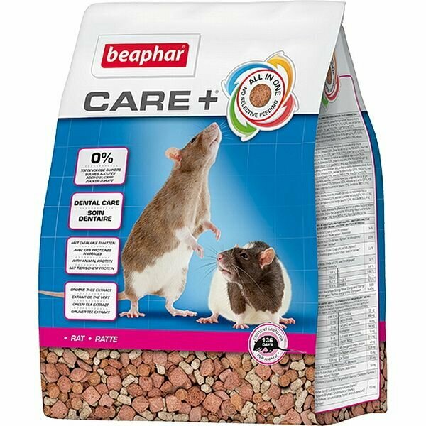 Beaphar Care+ 1,5кг корм д/крыс