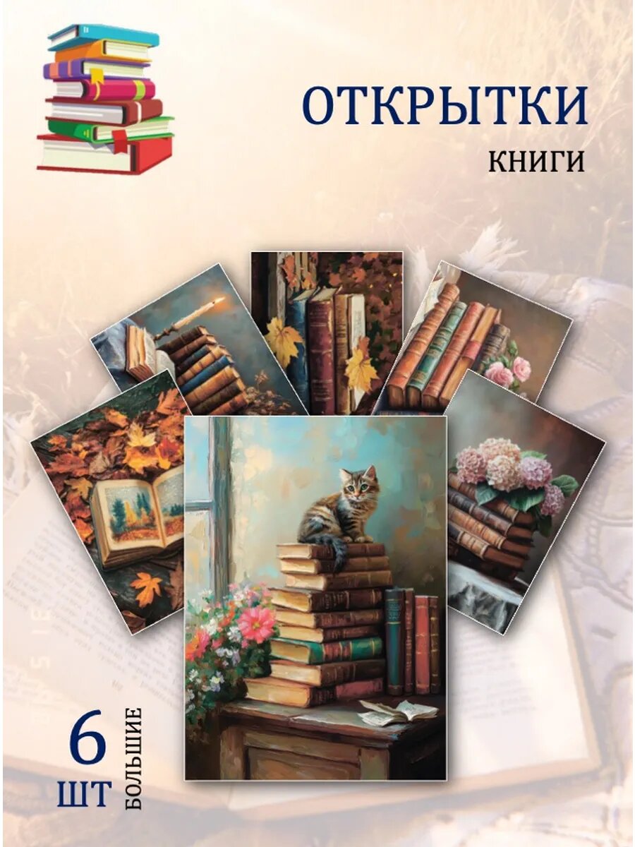 А6 Открытки волшебные книги Самые лучшие большие открытки формата А6 в нашем мгазине Обнимай словами