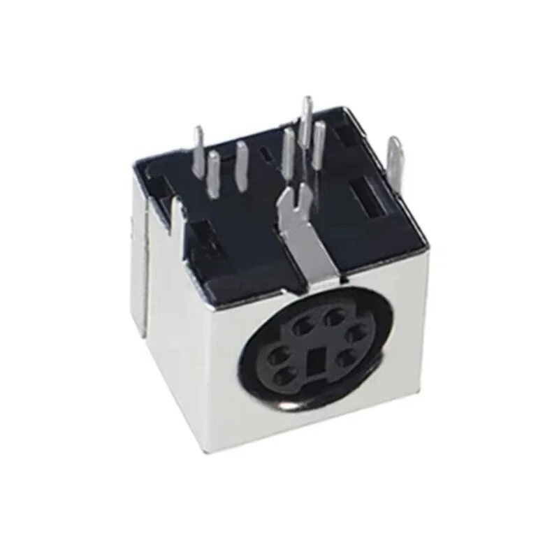 PS2 разъемы для клавиатуры и мыши 5 шт, фиолетовый, зеленый, черный черный