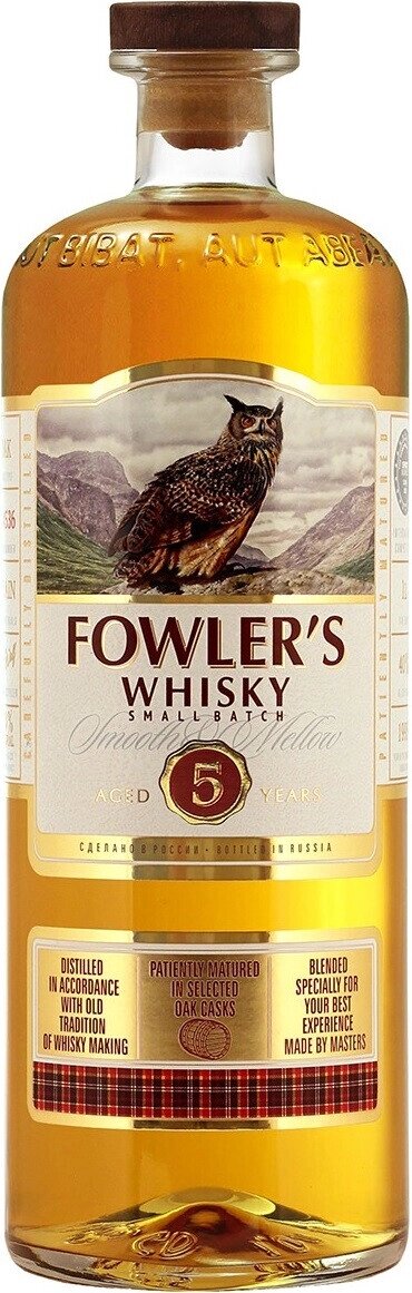 Виски "Fowler's" Grain, 1 л