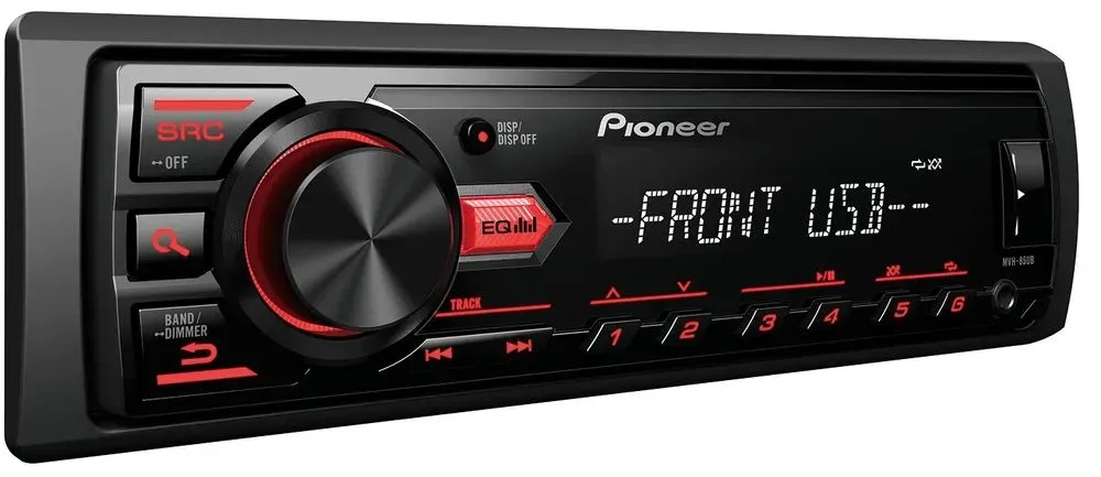 Автомагнитола Pioneer MVH-85 (120) UB 1 Din, FLAC, MP3, WMA, WAV