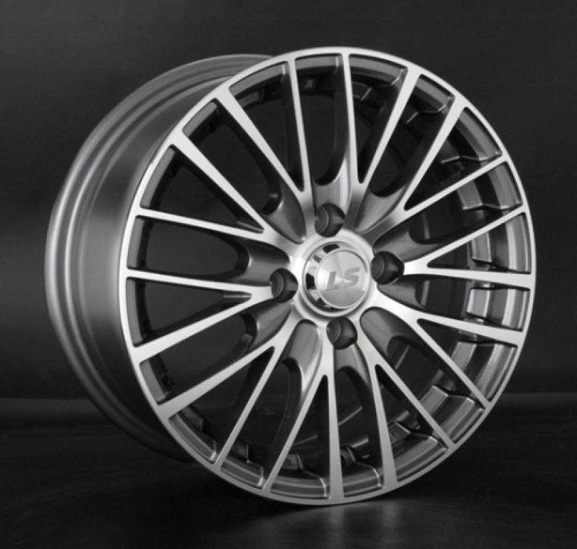Диск колесный LS Wheels 768 6,0x14 4x100 Dia73.1 ET40 цвет GMF (темно-серый, полировка)