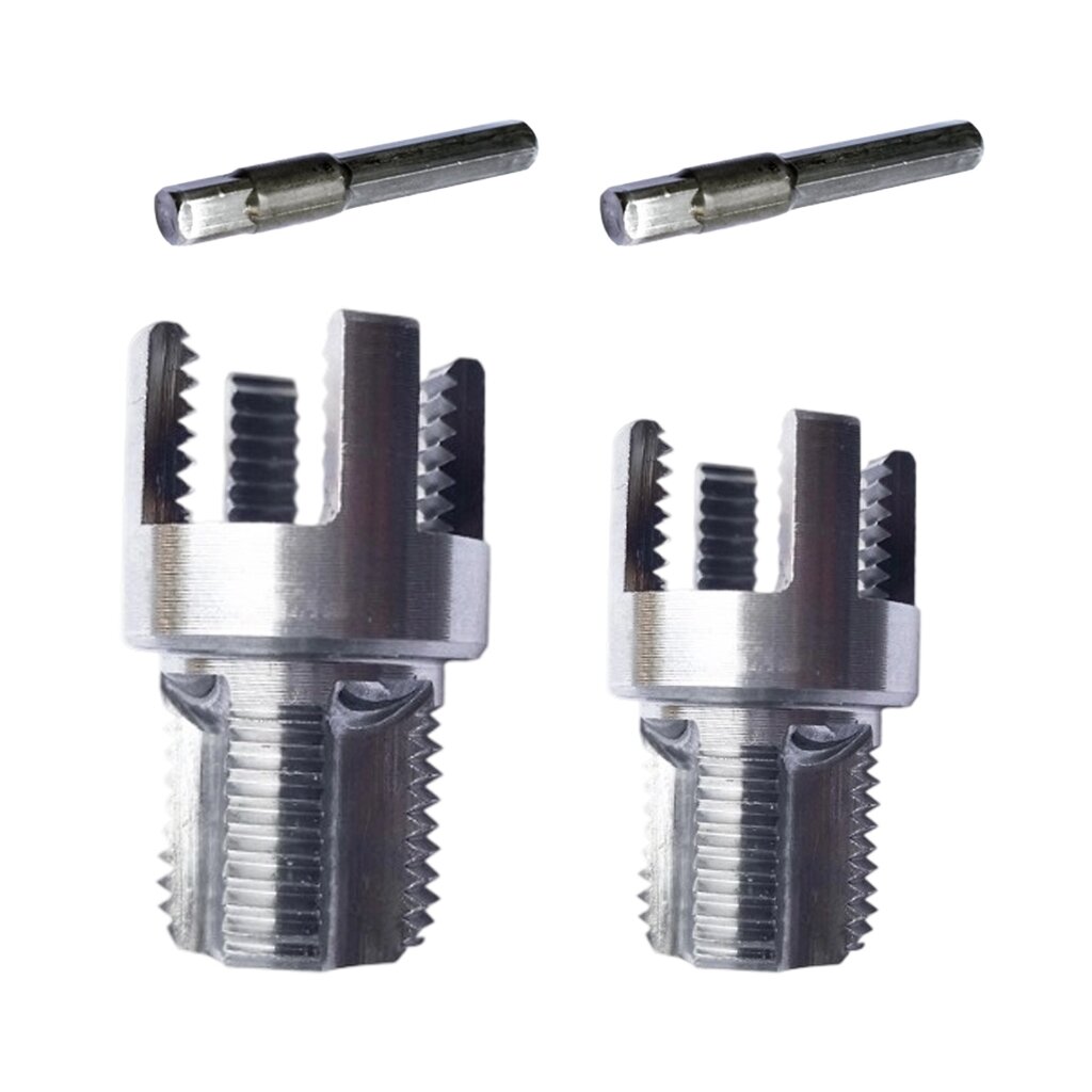 Трубы Комплект метчиков И Штампов Двойного Размера Из Углеродистой Стали Для внутреннего и Наружного Использования