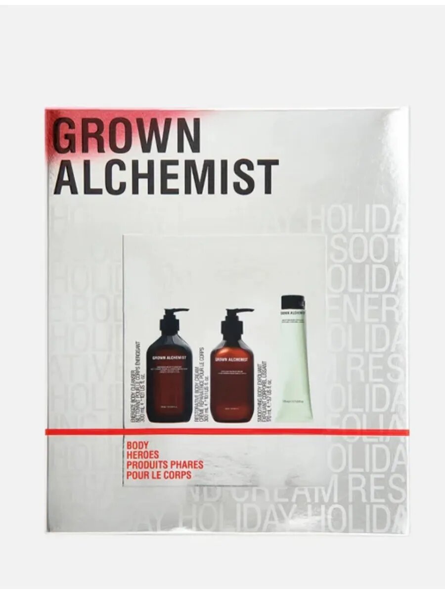 Подарочный набор для ухода за телом GROWN ALCHEMIST body heroes