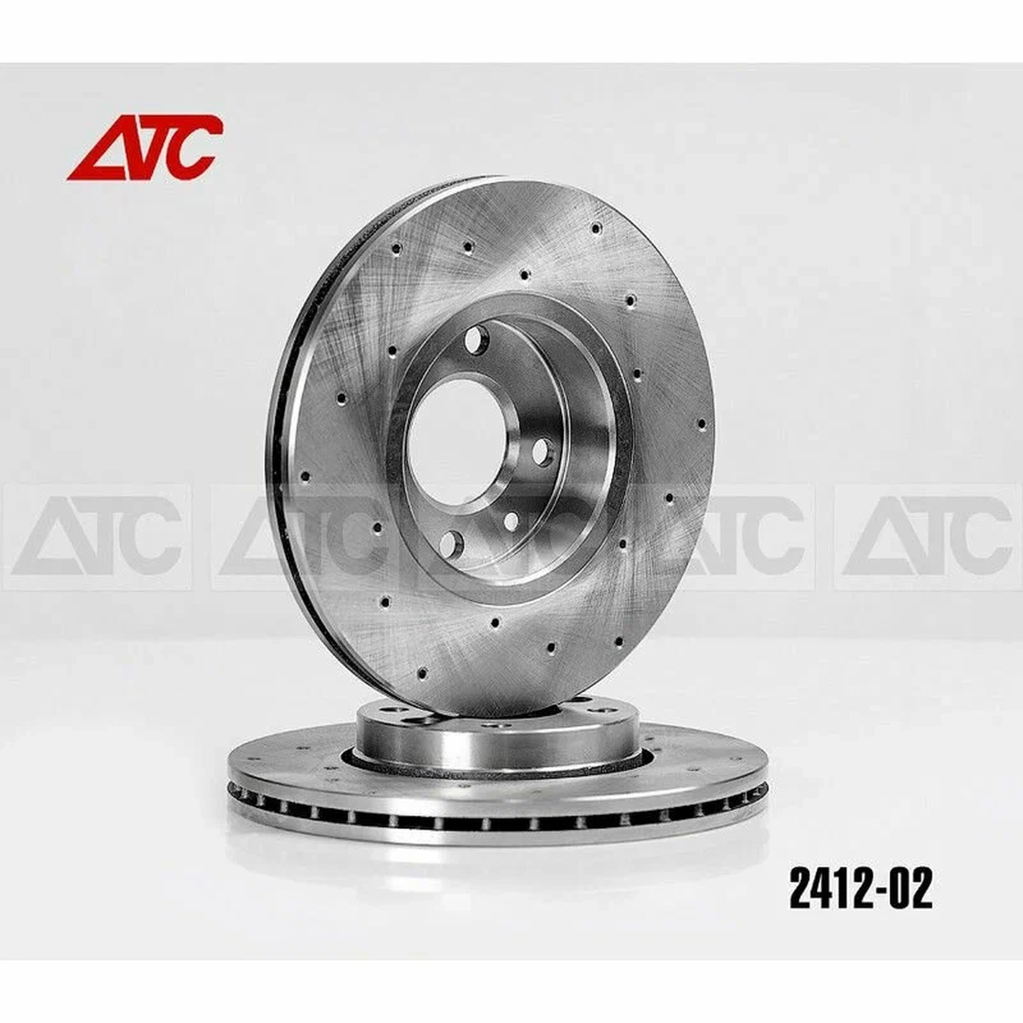 Тормозной диск передний АТС 241202 для а/м NISSAN Micra, RENAULT Megane, Лада Ларгус