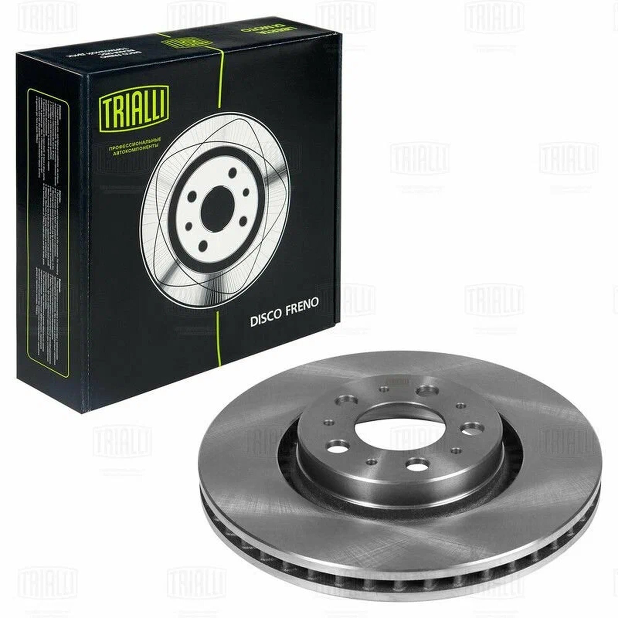 Диск тормозной передний Trialli DF 106206 для а/м Volvo XC70 (00-), R16, d 305 мм
