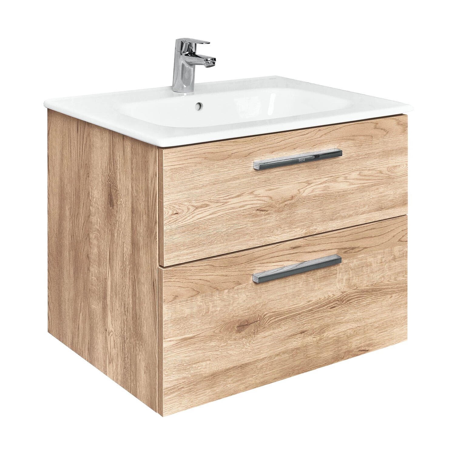 Victoria тумба под раковину 60 орех 2 ящика