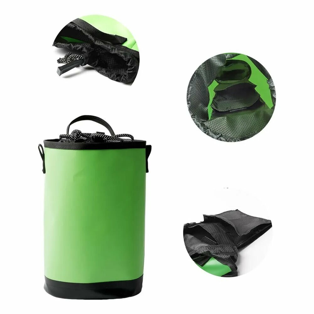 Сумка-органайзер PVC для альпинизма: водонепроницаемый подсумок для веревок и инструментов, компактная и прочная