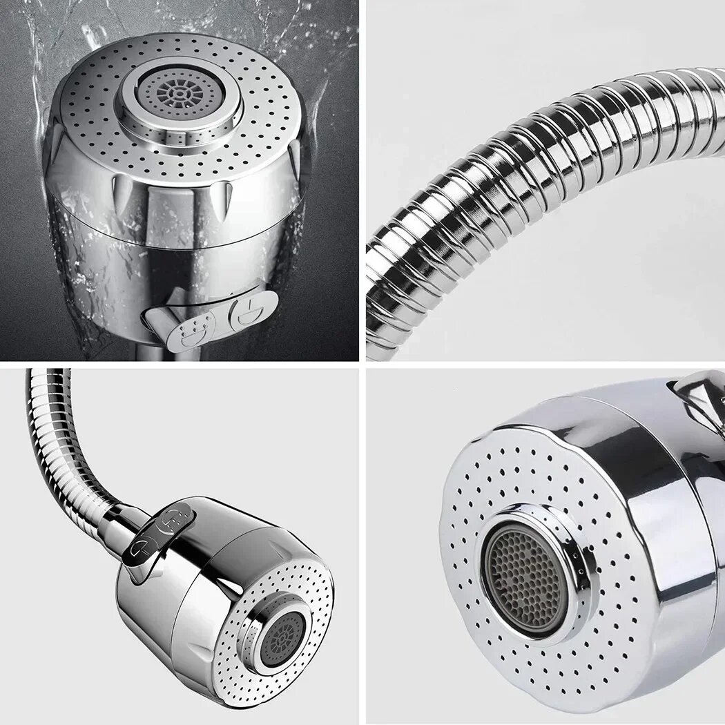 1 шт, насадка для кухонного крана, экономия воды, удлинитель для крана, распылитель для раковины, вращающийся аэратор для крана, аксессуары для раковины в ванной комнате