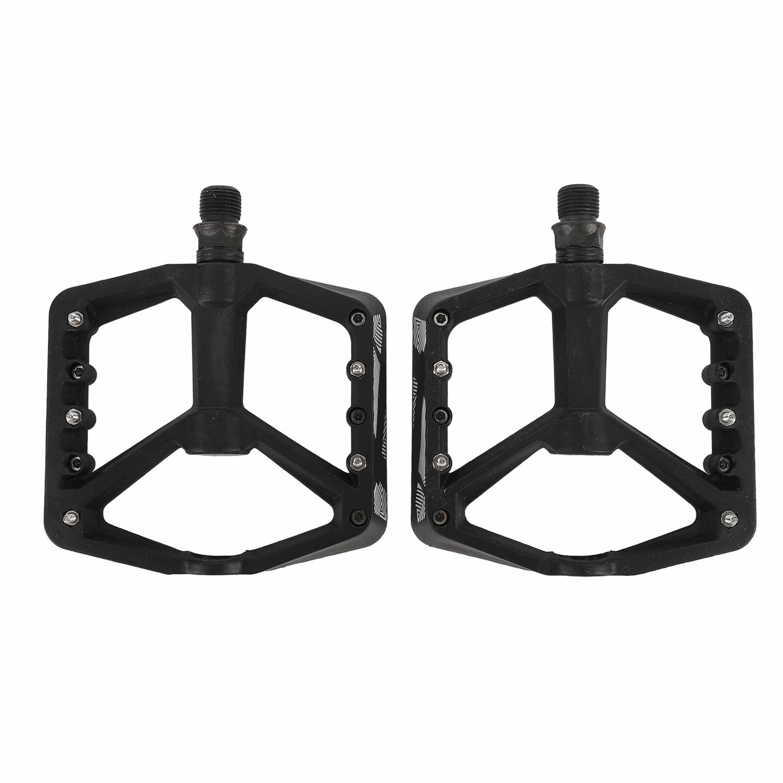 Педали нейлоновые 2 подшипника черные