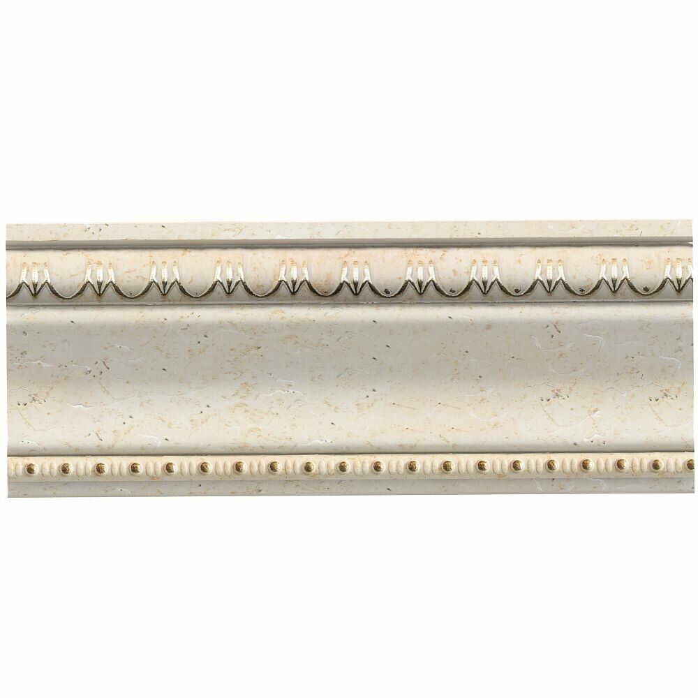 Карниз, Интерьерный багет, набор 2 шт. 60х42х1100мм Сапфир Cosca A60(2)/W4-1