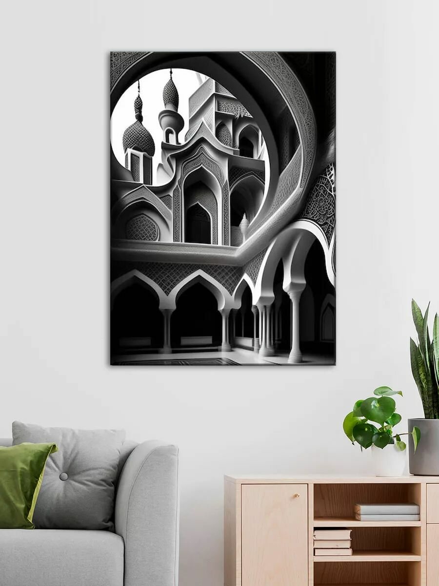 Картина на стену "Мечети и их архитектура", 50x70 см