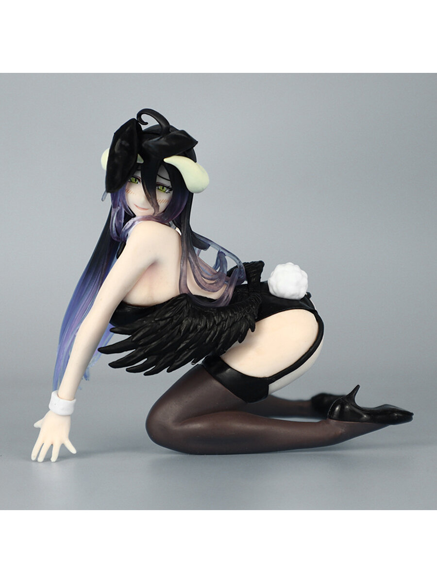 Фигурка Альбедо (Overlord) в костюме кролика, 11 см, коллекционная, PVC, с подставкой, подарок фанату аниме