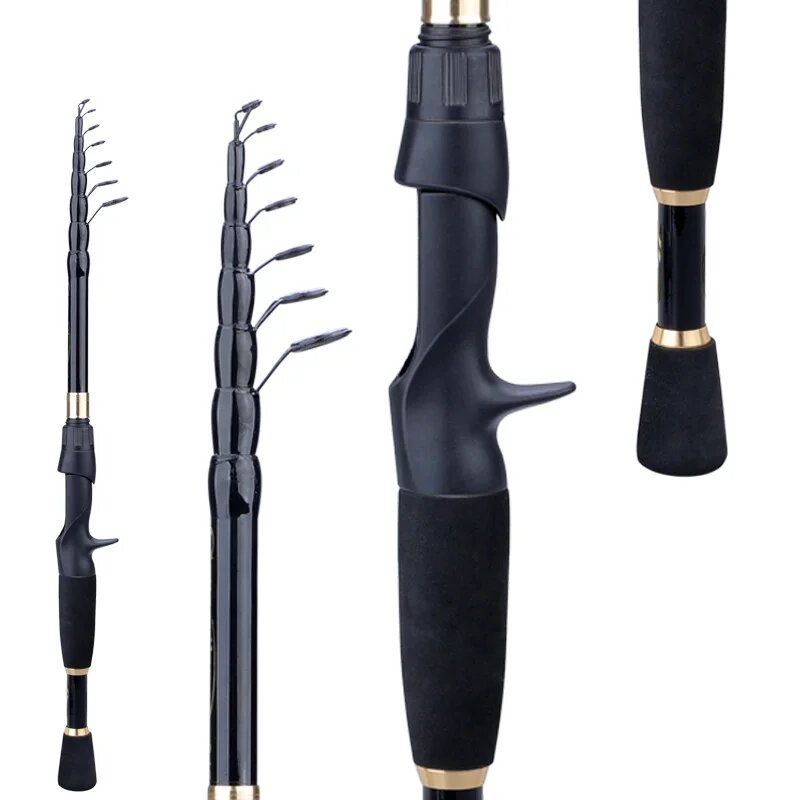 Телескопическая удочка Sougayilang из углеродного волокна 1,8-2,4 м