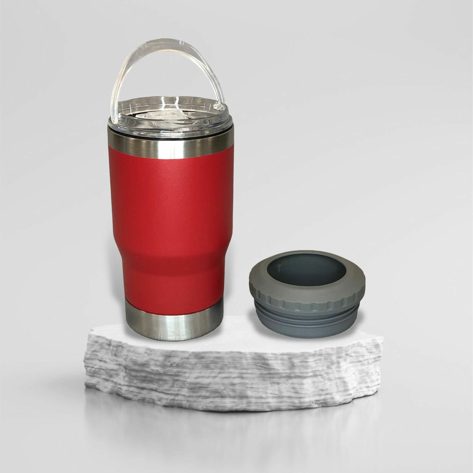 Охладитель (термокружка) для напитков с открывалкой для бутылок