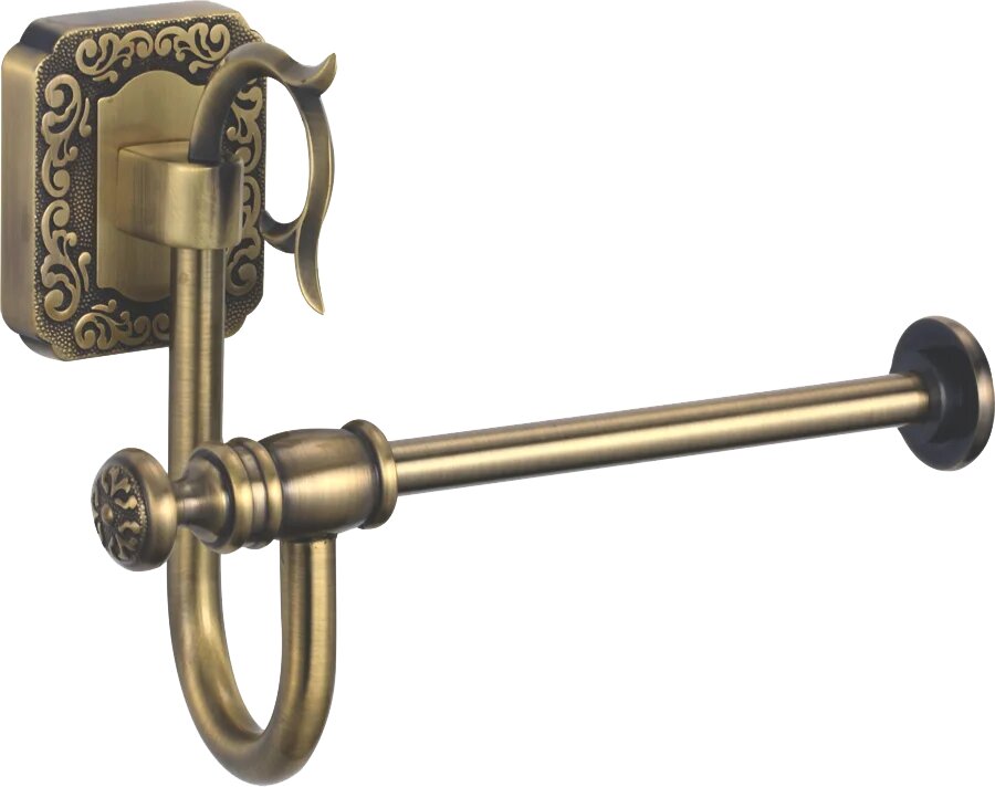 Держатель для туалетной бумаги Savol 64 S-006452 настенный, бронза, матовый, латунный, на шурупах, с комплектом для монтажа