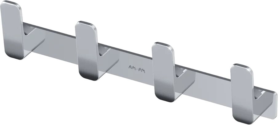 Крючок AM.PM Func A8F35900 металлический, 4 крючка, хром, вешалка для полотенец в ванную