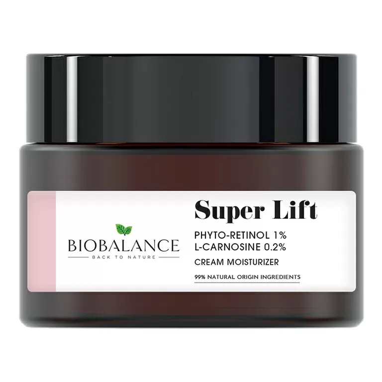 BIOBALANCE SUPER LIFT PHYTORETINOL 1% PLUS L-CARNOSINE 0,2 Крем для лица с фиторетинолом 1% + L-карнозином 0,2% 50 мл
