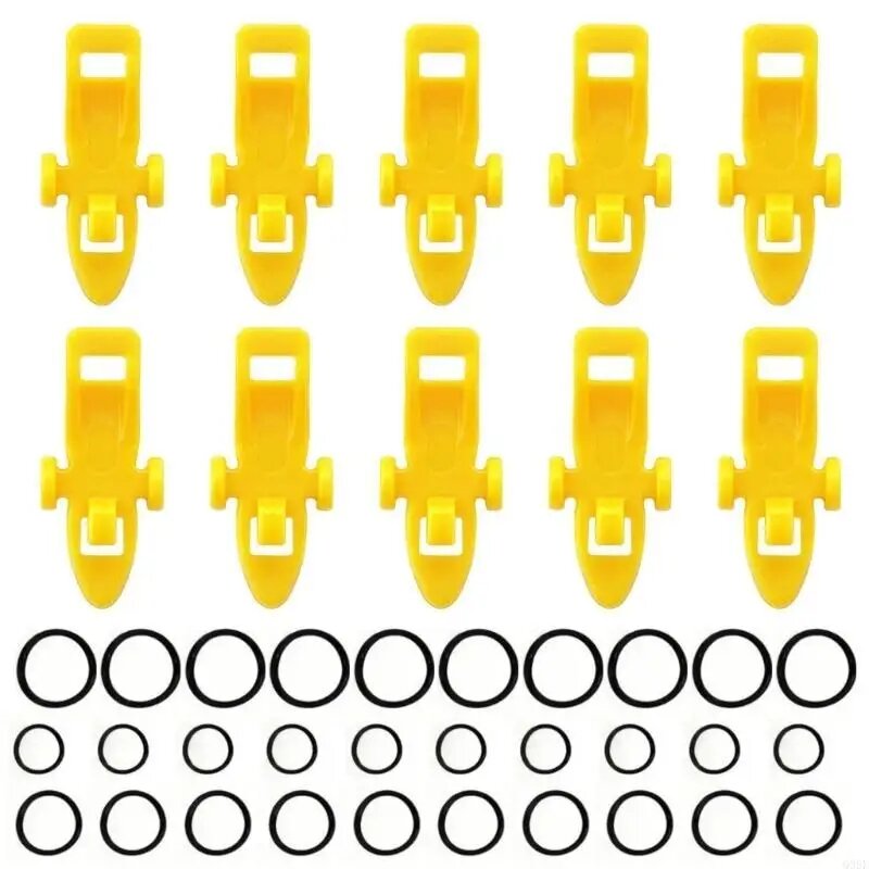 Держатели для крючков для удочки, 10 шт, ABS