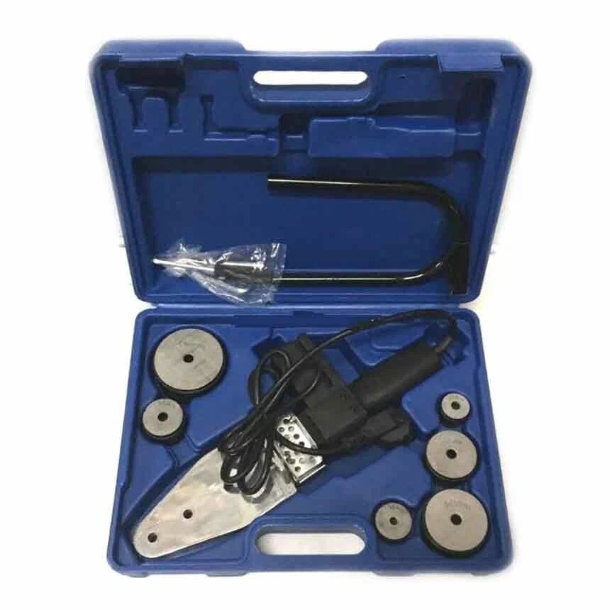 Аппарат сварочный для полипропиленовых труб FRAP RJQ-Ф20-63-2 F824, мощность 800 Вт, комплект с насадками