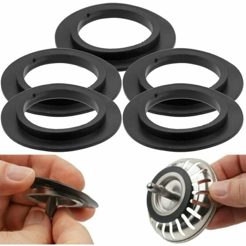 Прокладки для сливной пробки раковины, прокладки для фильтра, 5 сменных прокладок для раковины