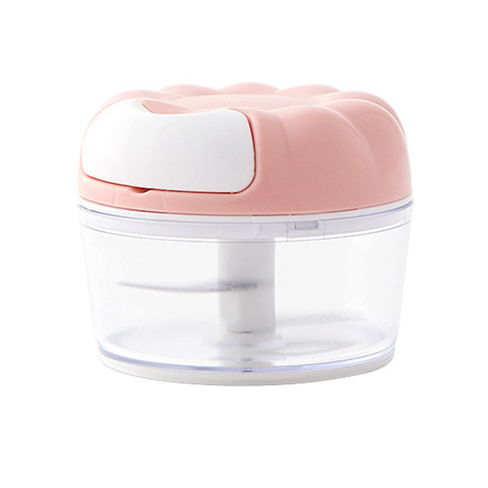 Ручной мини-измельчитель чеснока, дробилка, овощечистка, мясорубка, кухонный комбайн для имбиря, чили, фруктов, овощей, розовый