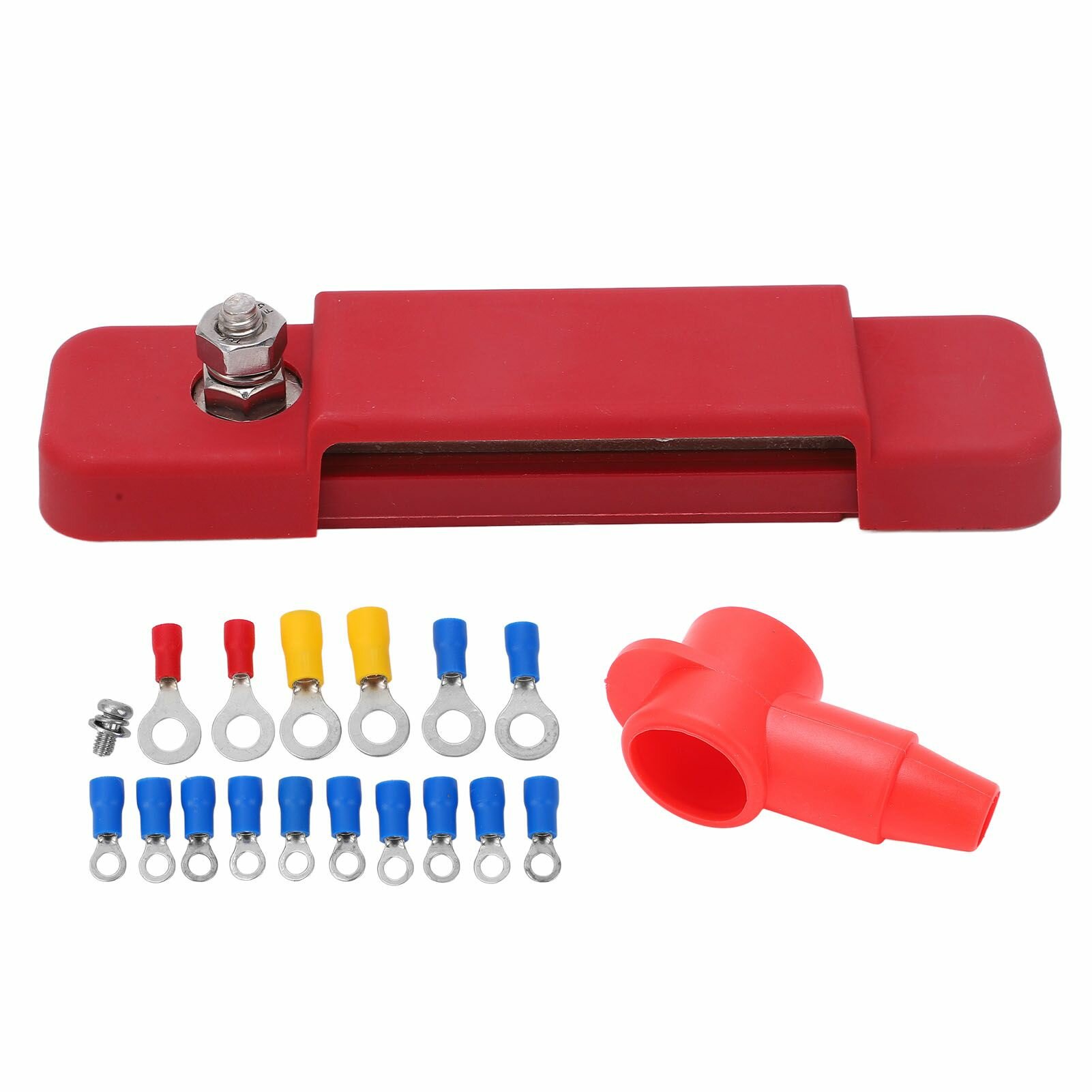 12-клеммный блок питания для авто/лодки (красный)