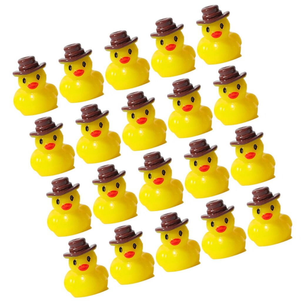 Украшение,20 шт, мини-украшения из джинсовой ткани из смолы "маленькая желтая уточка"