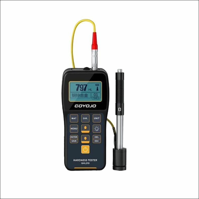 Портативный твердомер - прибор для измерения твердости стали и металла по роквеллу с цифровым дисплеем