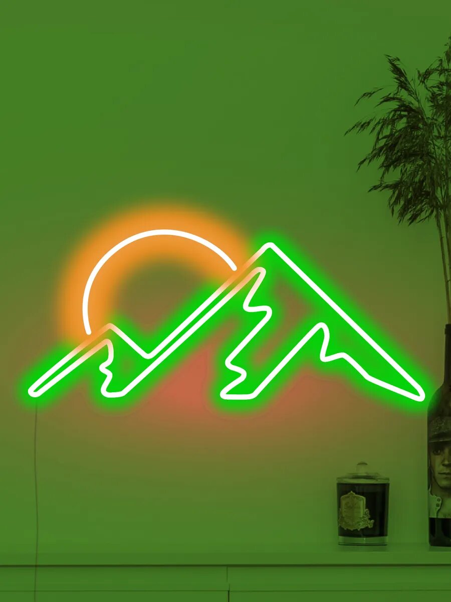 "Закат" неоновая лампа, светильник