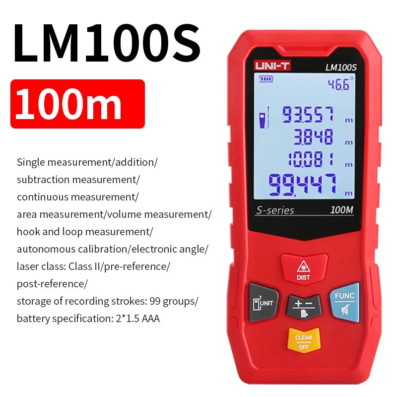 UNIT Laser Rangefinder LM40S/LM60S/LM100S LM100S 100m