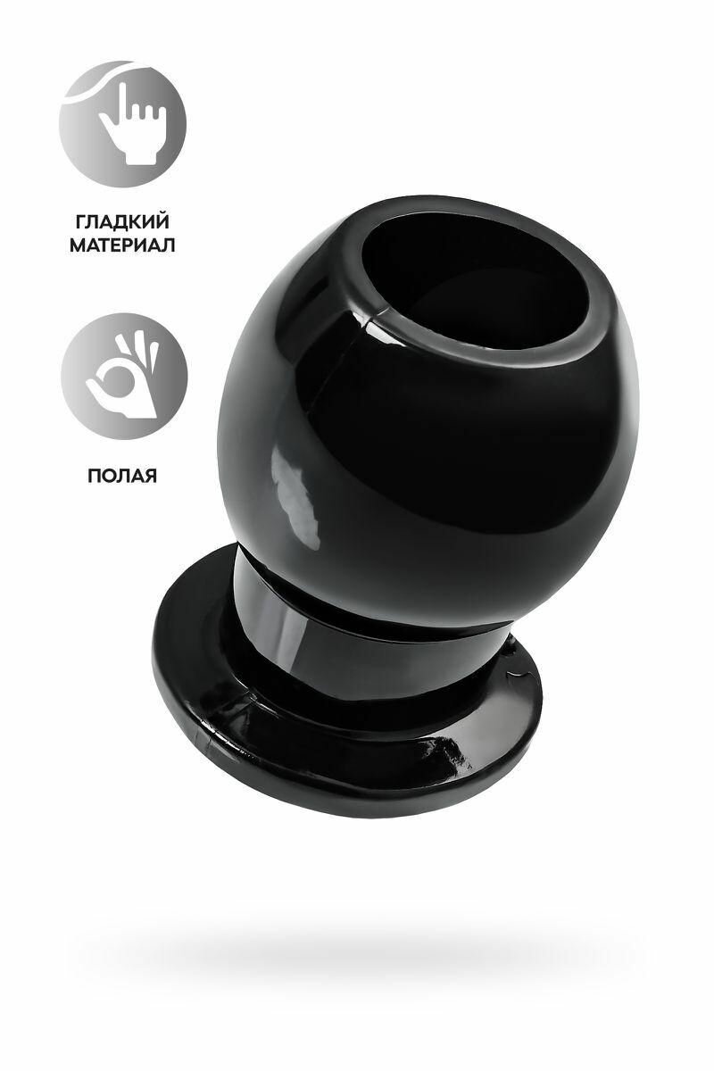 Анальная втулка TOYFA Basic M, TPE, чёрный, 6,5 см