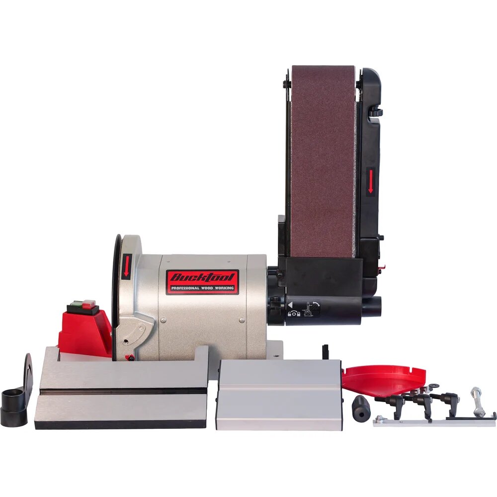 Bucktool Ленточно-дисковый шлифовальный станок BD4801