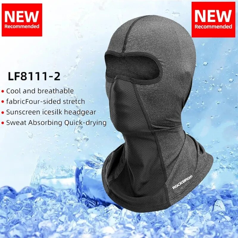 ROCKBROS летняя маска Защита от солнца мотоциклетная маска для женщин и мужчин Балаклава очки дышащий Шарф для велоспорта с отверстиями для лица для мотоциклистов, LF8111-2