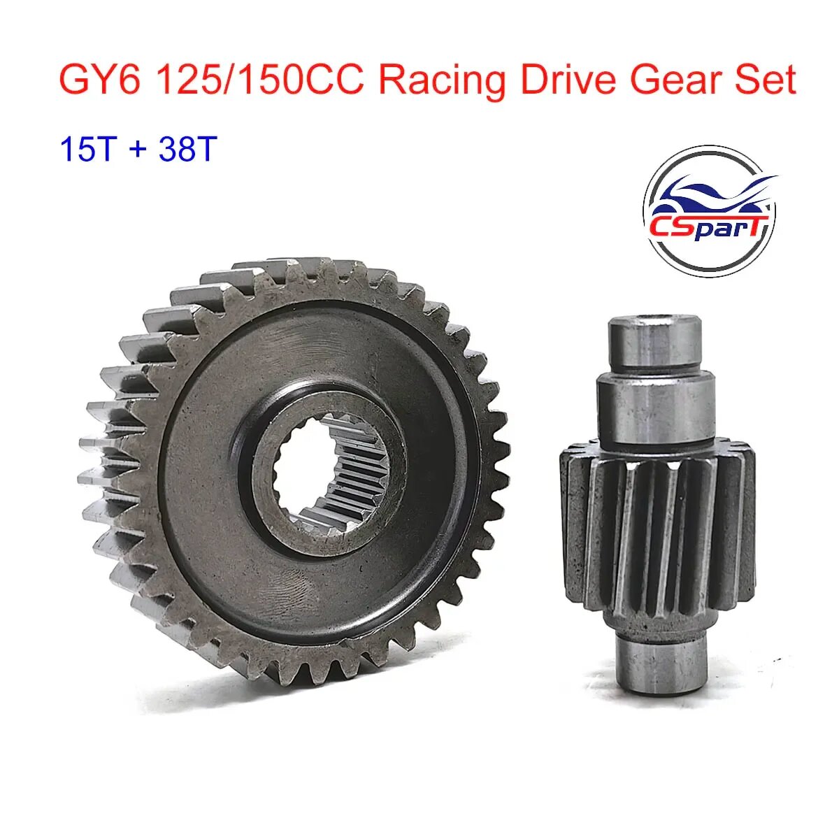 Комплект передач для гонок 14T 15T 16T 17T 18T GY6 125 150 152QMI 157QMJ ATV Quad Buggy Go Kart Запчасти для скутера, Серый