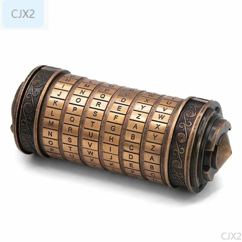 Уникальная металлическая головоломка Da Vinci Cryptex-CJX2
