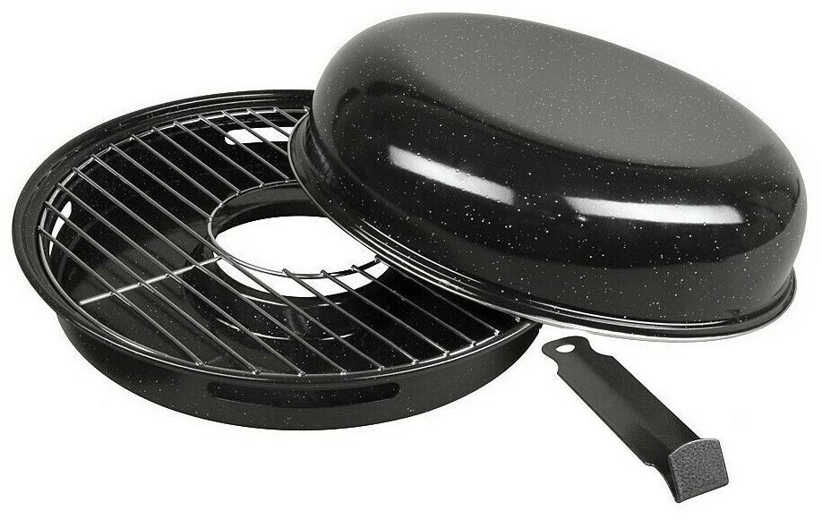 KELLI K-060, Сковорода гриль-газ 33 см. с антипригарным мраморным покрытием