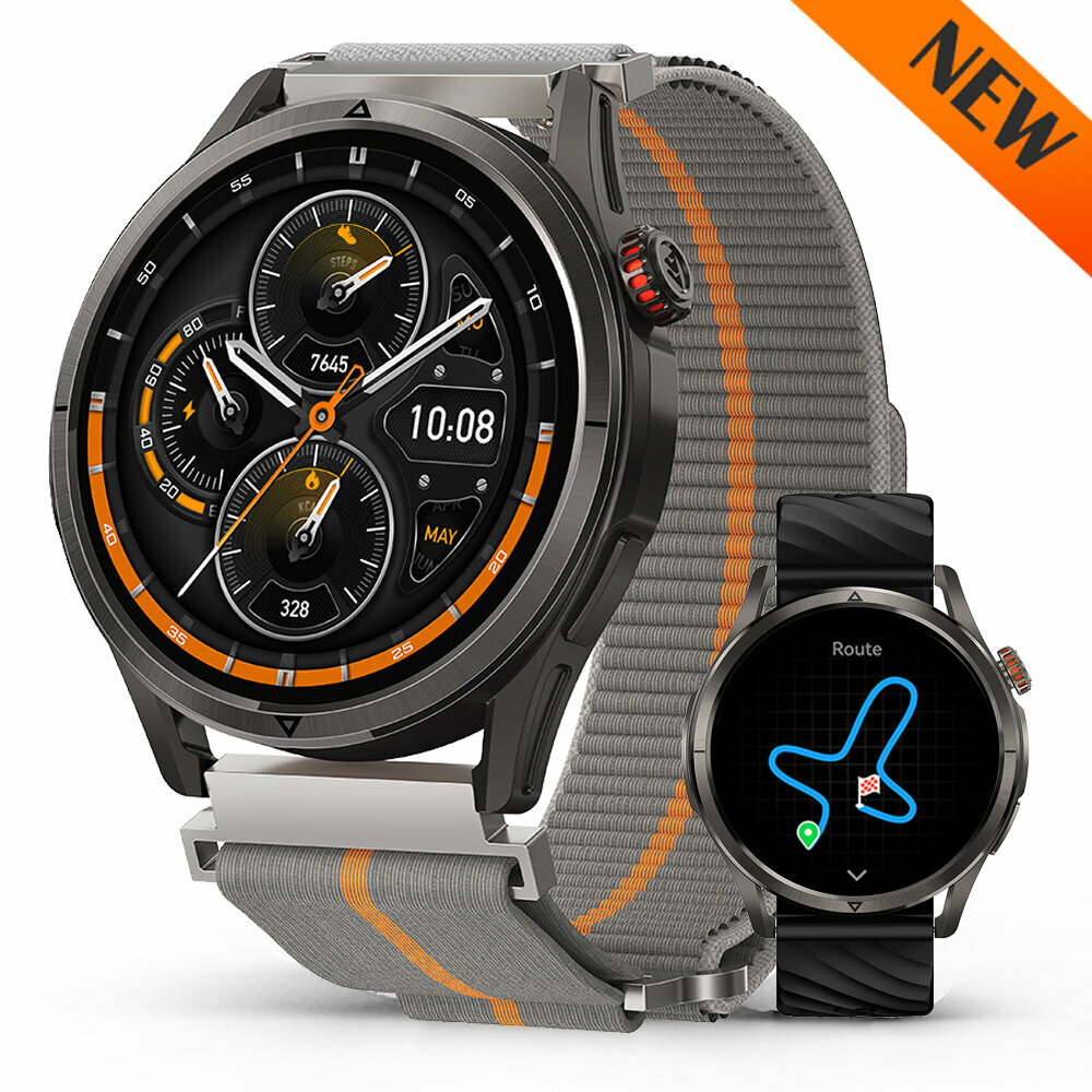 KOSPET MAGIC R10 Спортивные умные часы 2025: 50-метровая защита GPS-навигатор, мониторинг пульса, 50 дней без подзарядки