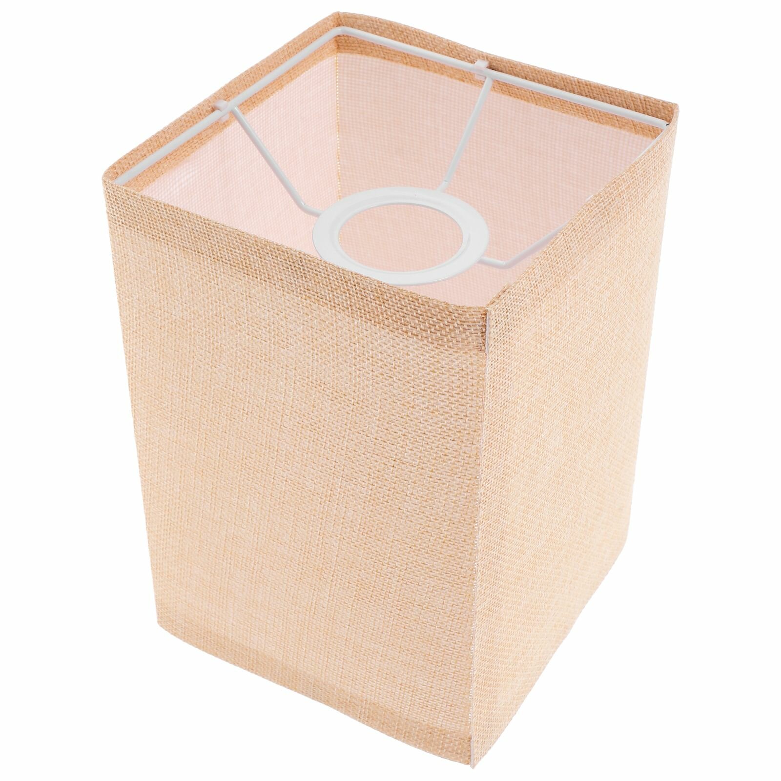 Квадратный абажур из ткани, устойчивый к повреждениям, стильный аксессуар, 20.00x14.00x14.00CM