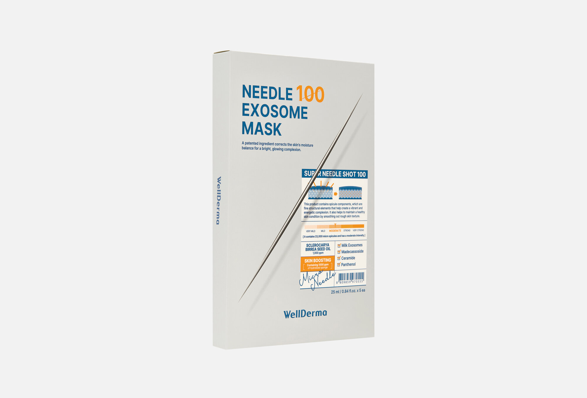 Маска для лица WELLDERMA Needle 100 Exosome Mask