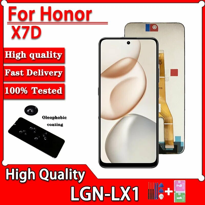 ЖК-дисплей для Huawei Honor X7d, черный, Ori NO Frame