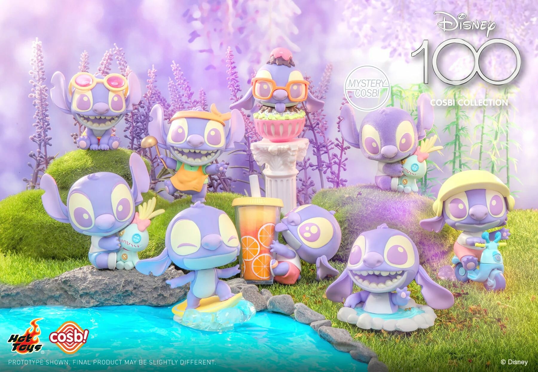 Фигурка Hot Toys Stitch Pastel Purple Cosbi Collection (CBX132) 1 случайная
