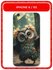 Чехол на Apple iPhone 6 / Айфон 6 с принтом "Тропическая сова"